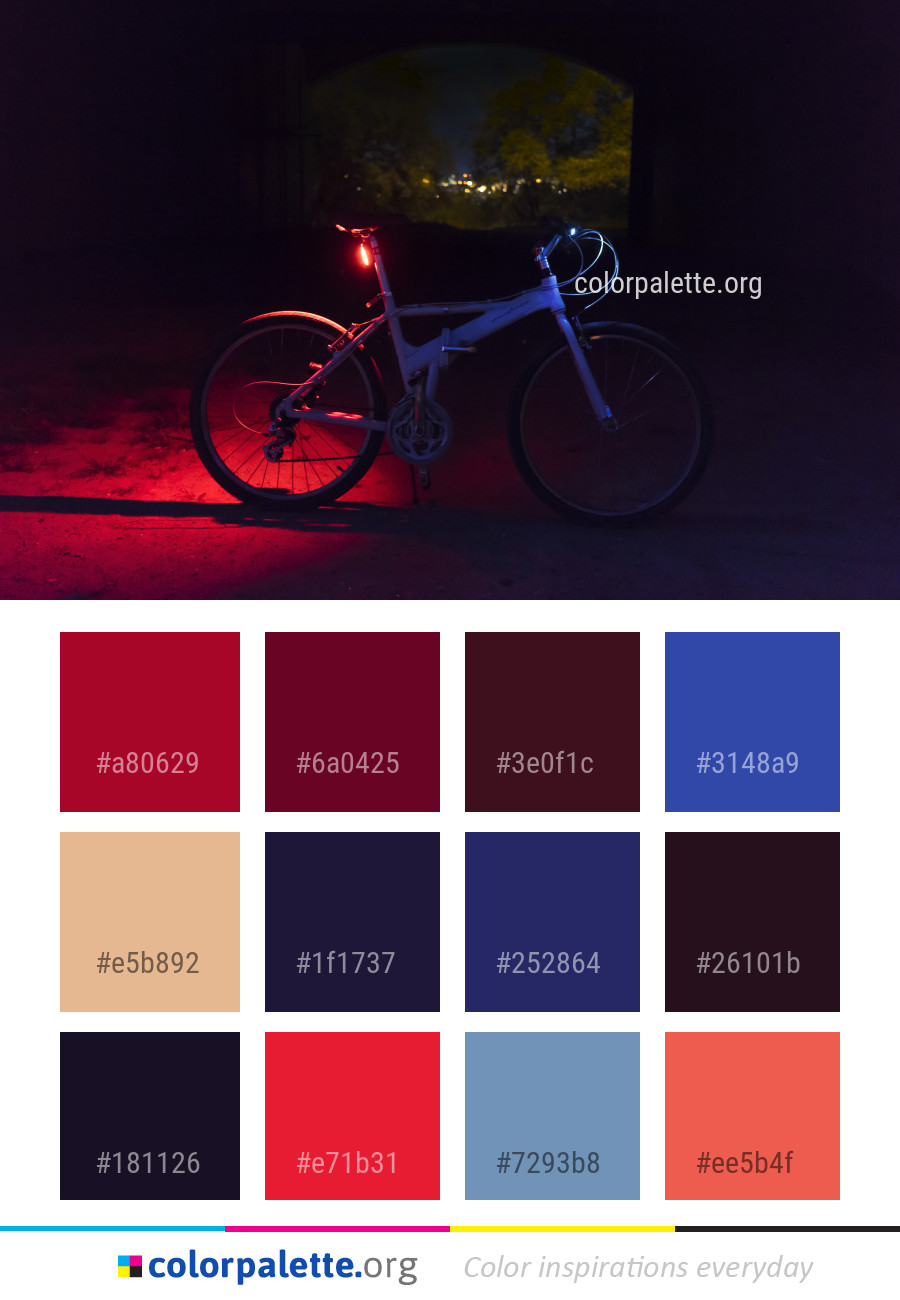 Bicycle Road Light Color Palette | colorpalette.org