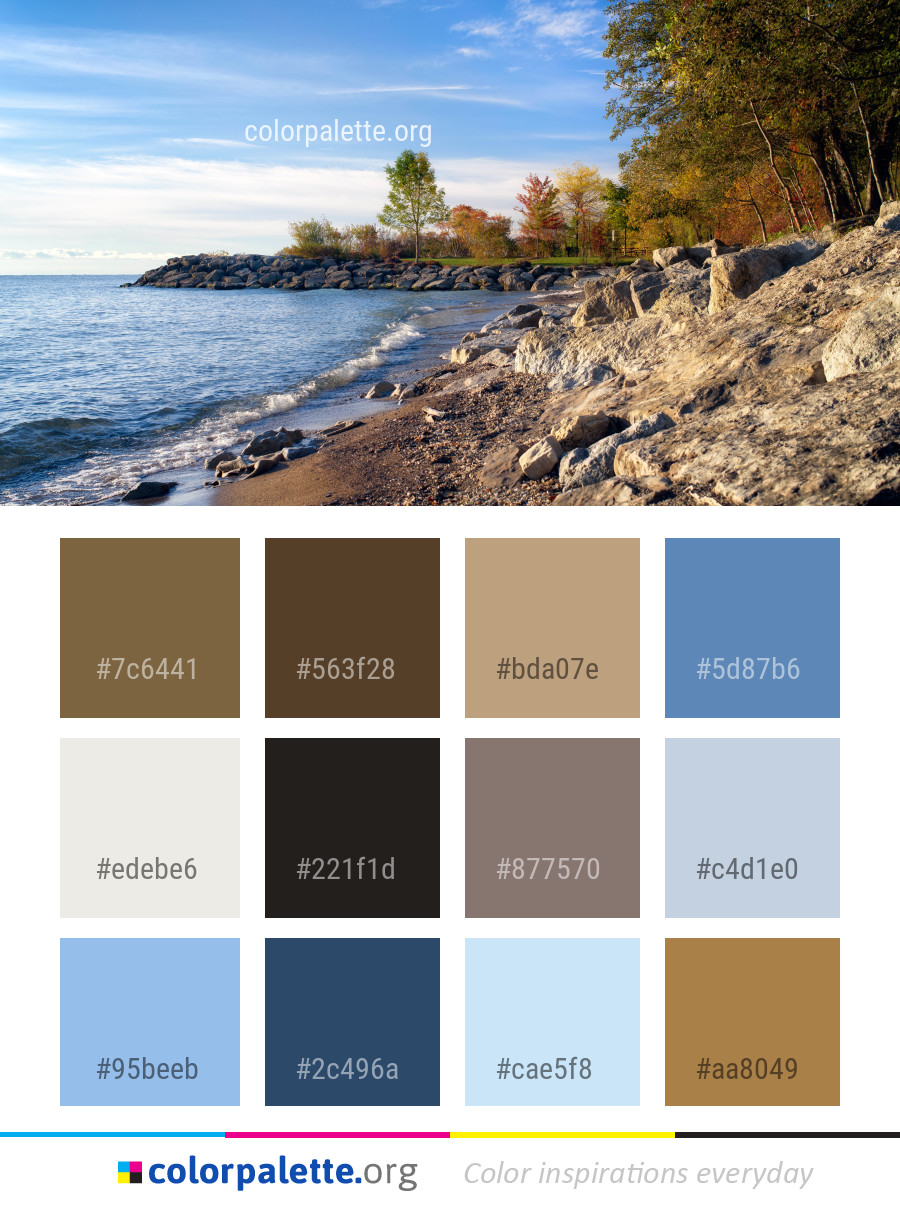 Coast Shore Body Of Water Color Palette | colorpalette.org