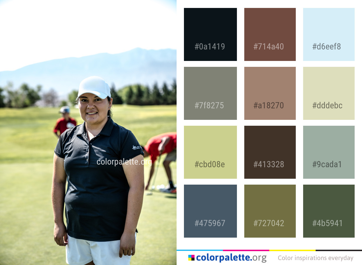 Golfer Professional Recreation Color Palette | colorpalette.org