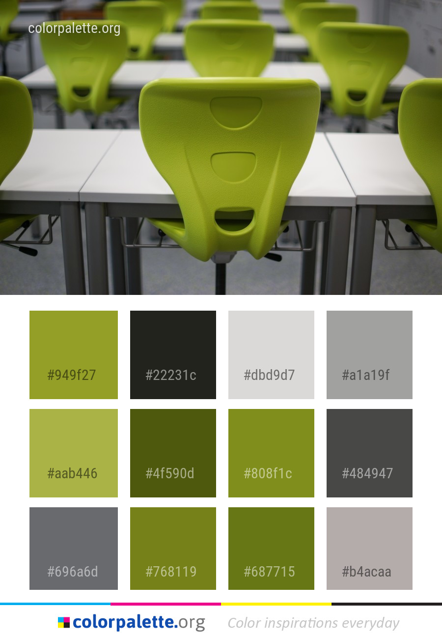 Green Furniture Product Color Palette | colorpalette.org
