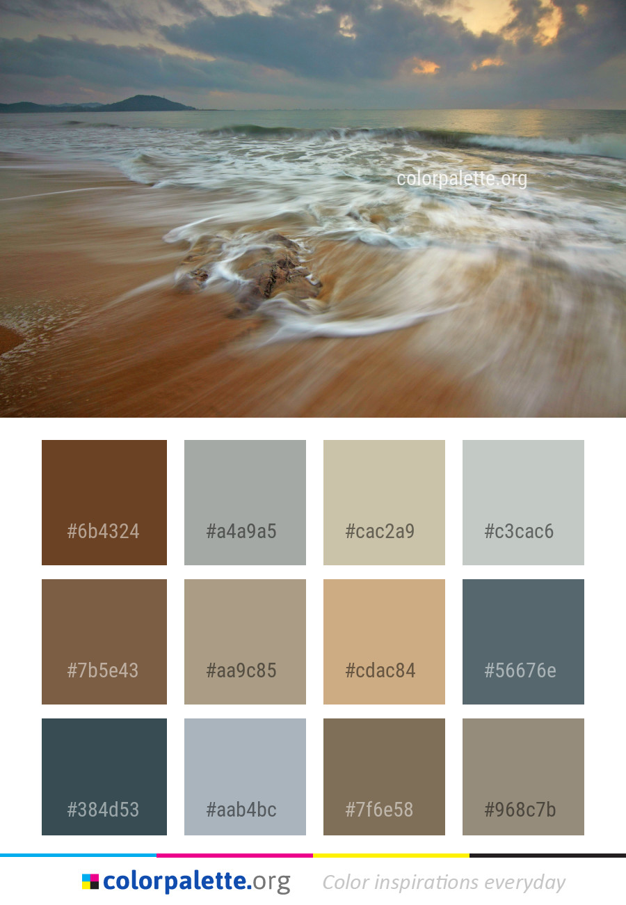 Sea Body Of Water Shore Color Palette | colorpalette.org