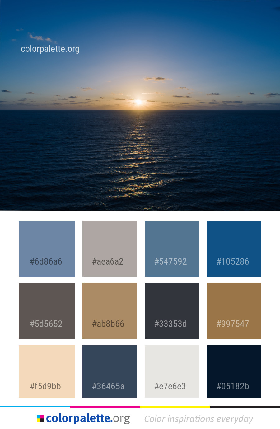 Sky Cloud Fog Color Palette | colorpalette.org