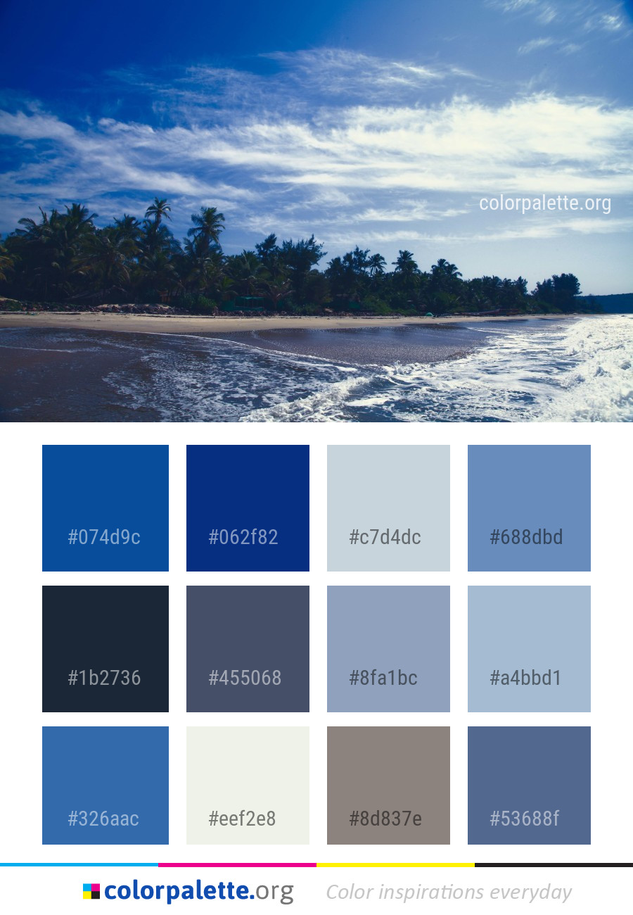Sea Shore Body Of Water Color Palette | colorpalette.org
